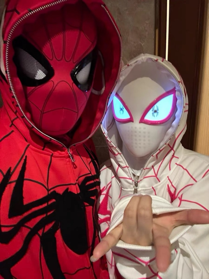 Gwen Stacy Spider Girls Headgear LED Eyes / Spider Verse Gwen Stacy ...