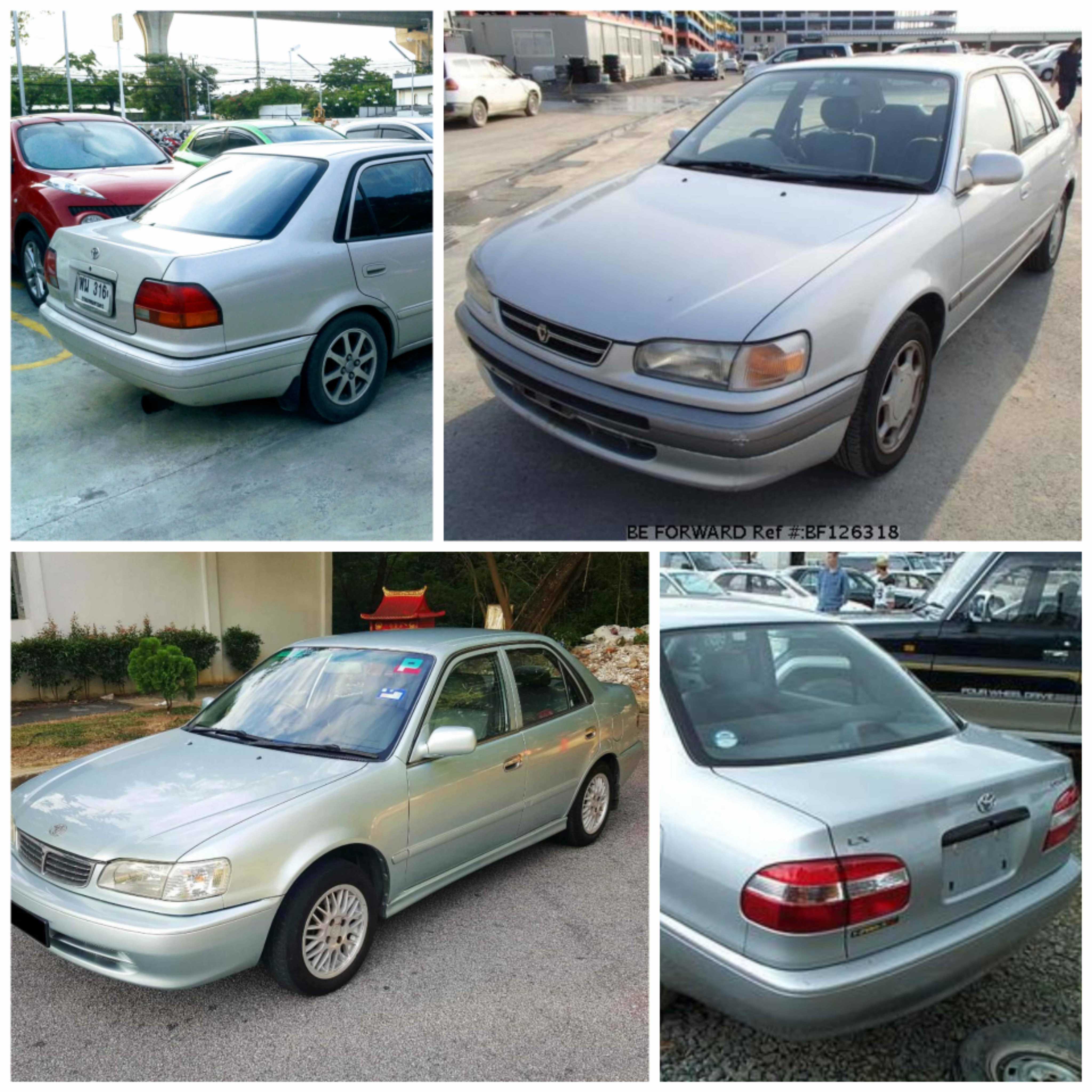 TOYOTA COROLLA AE80,EE80,AE92,AE101,EE100,AE111, CORONA ST171 REAR ...