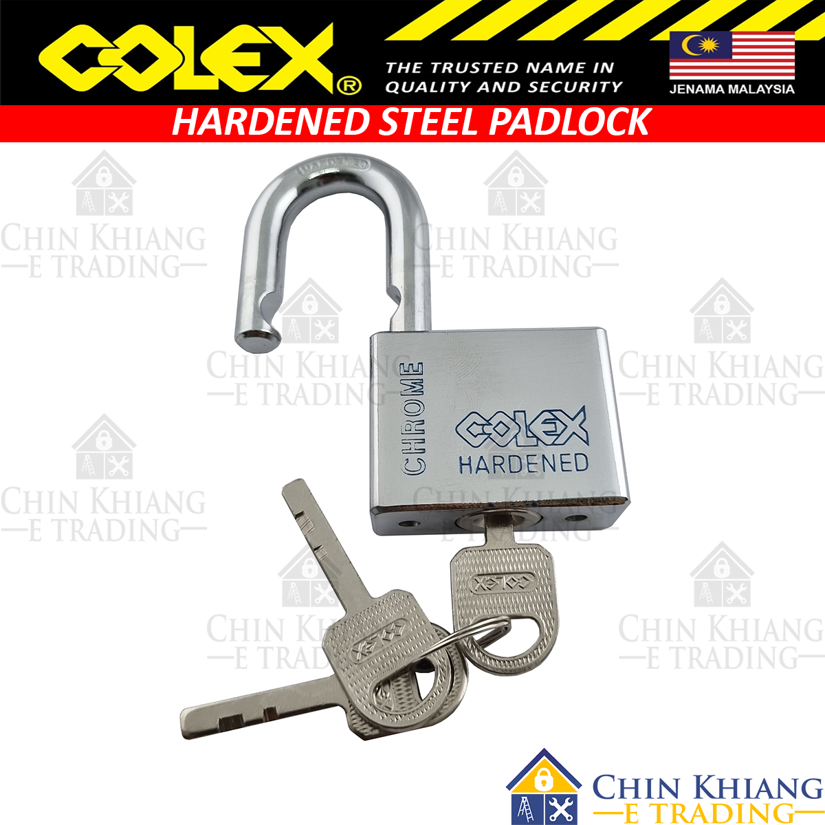 COLEX ZK5020 20 pcs 50mm Hardened Steel Padlock Keyed Alike Set ZK ...