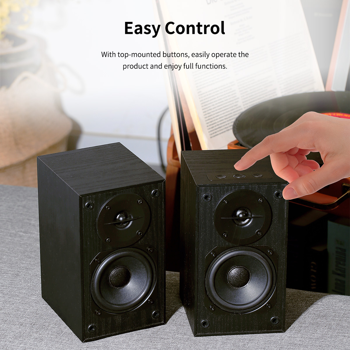 Edifier R33BT Bookshelf Speaker - Bluetooth V5.0 | 3.5" Mid Bass Driver ...