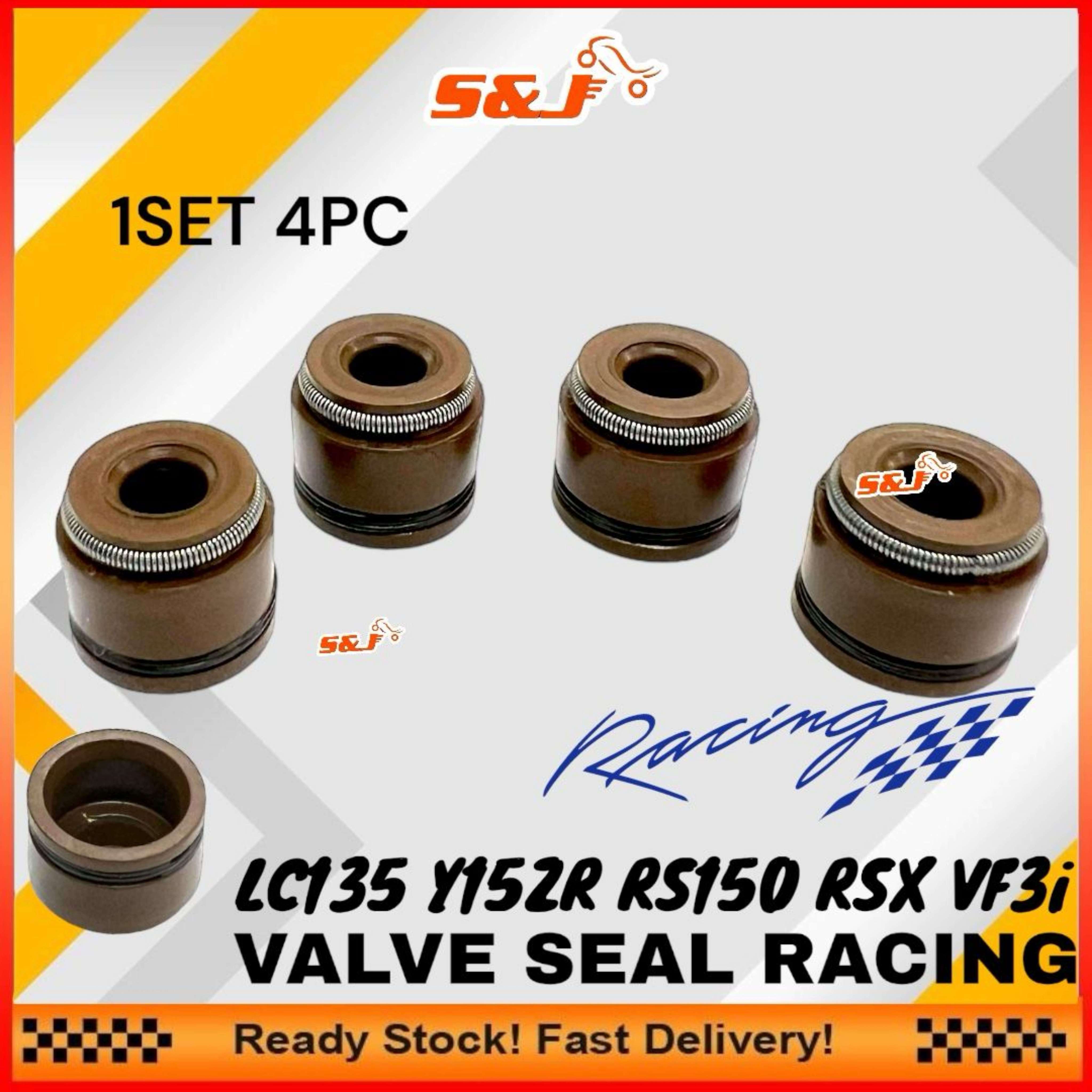 (4PC) LC135 Y15ZR Y16ZR VF3I RS150 RSX DOUBLE SPRING VALVE SEAL RACING ...