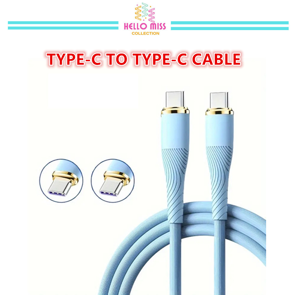 (25CM/1M) FAST CHARGE PD 66W TYPE-C TO TYPE-C / PD 20W TYPE-C TO IOS CHARGING DATA CABLE ...