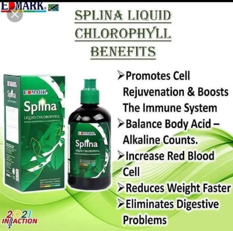 SPLINA CHLOROPHYLL-500ML | Shopee Malaysia