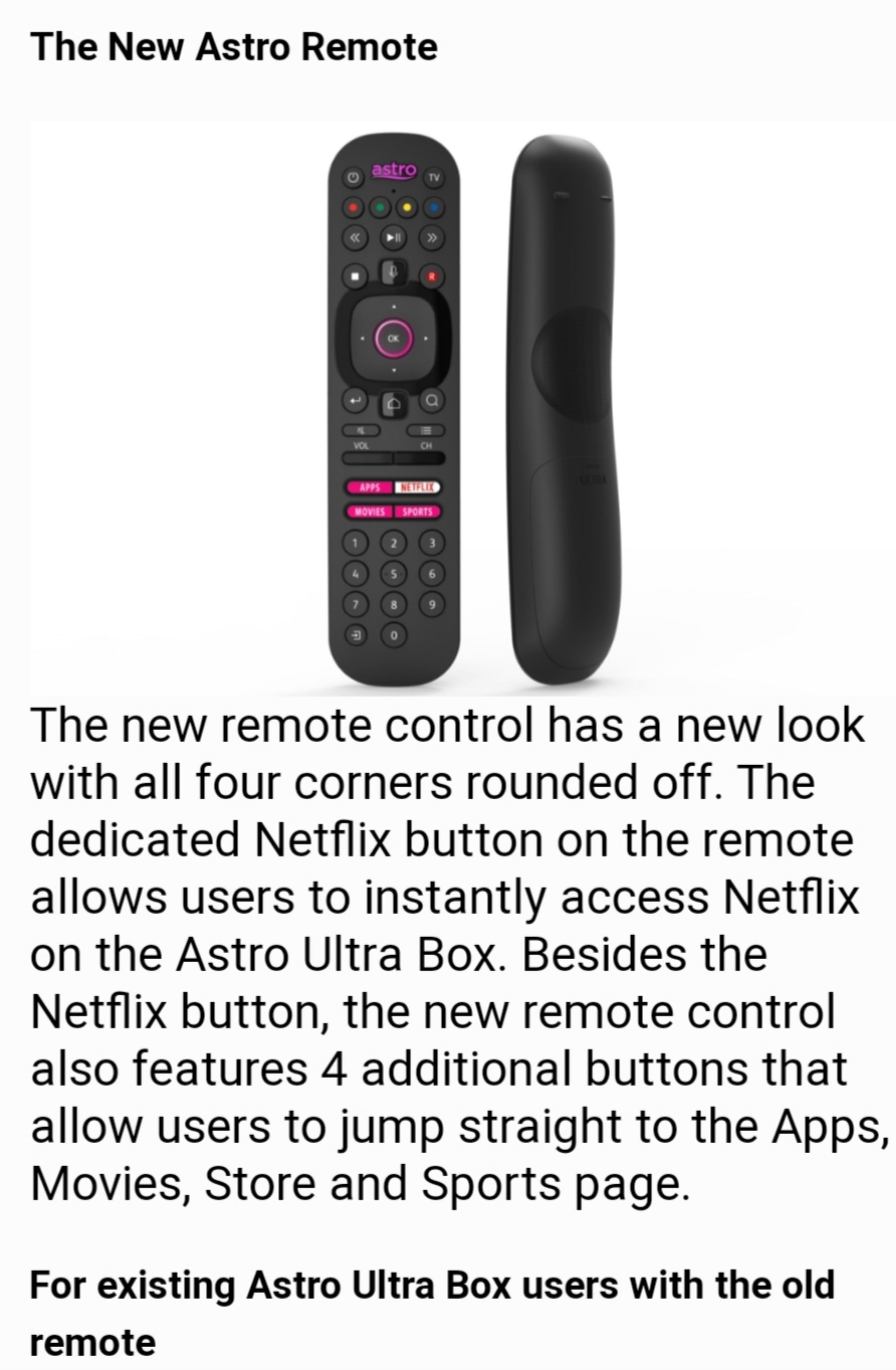Original / Asal astro Ulti Remote Control Only | Shopee Malaysia