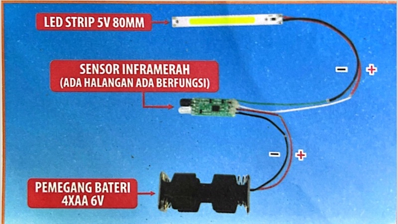 [RBT] Lampu Meja Automatik Bersensor Inframerah RBT T3 - Sekolah - Reka ...