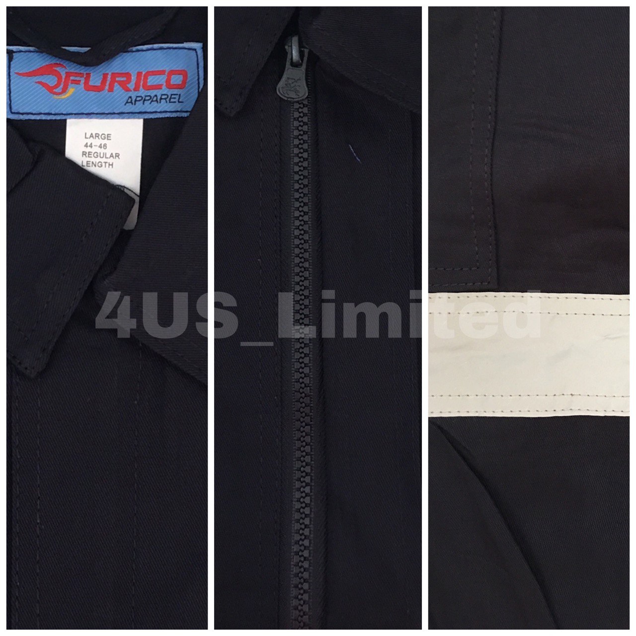 FURICO 100% Cotton Safety Jacket | Reflective Jacket | Work Jacket ...
