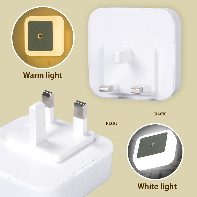 LED Intelligent Night Light Lampu Tidur Automatic Light Control Sensor ...