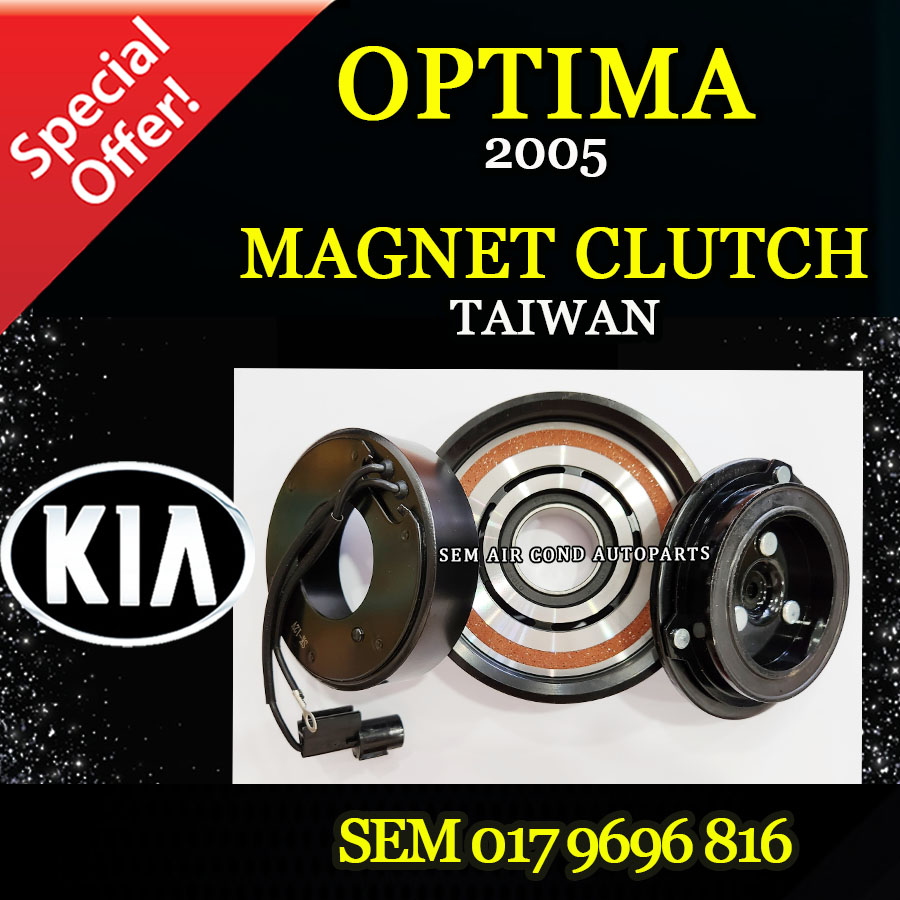 KIA OPTIMA 2005 YEAR OEM TAIWAN NEW MAGNETIC CLUTCH (CAR AIRCOND SYSTEM ...