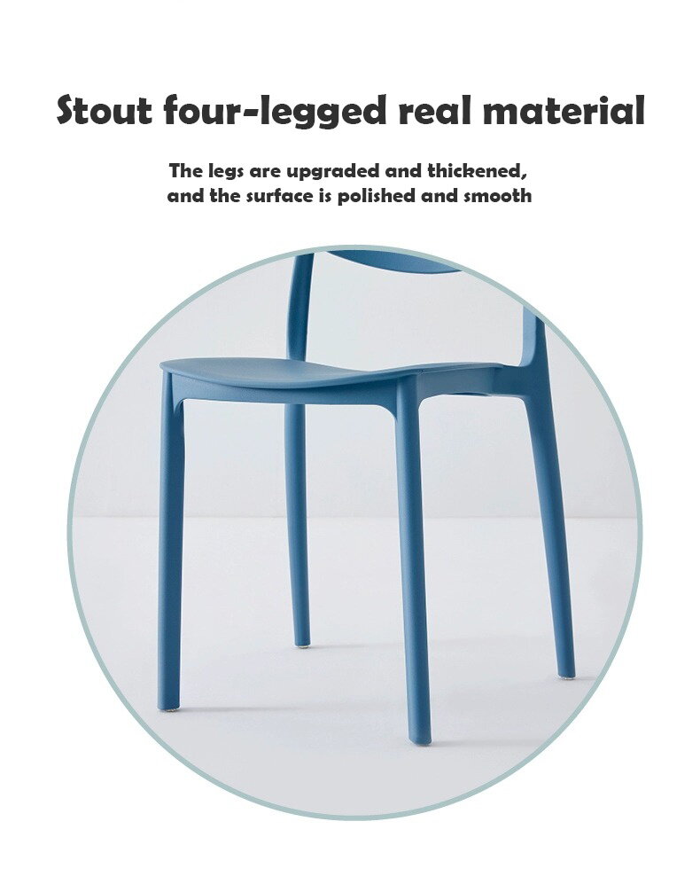 Nordic Candy Plastic Chair Cafe Chair Restaurant Dining chair Living ...