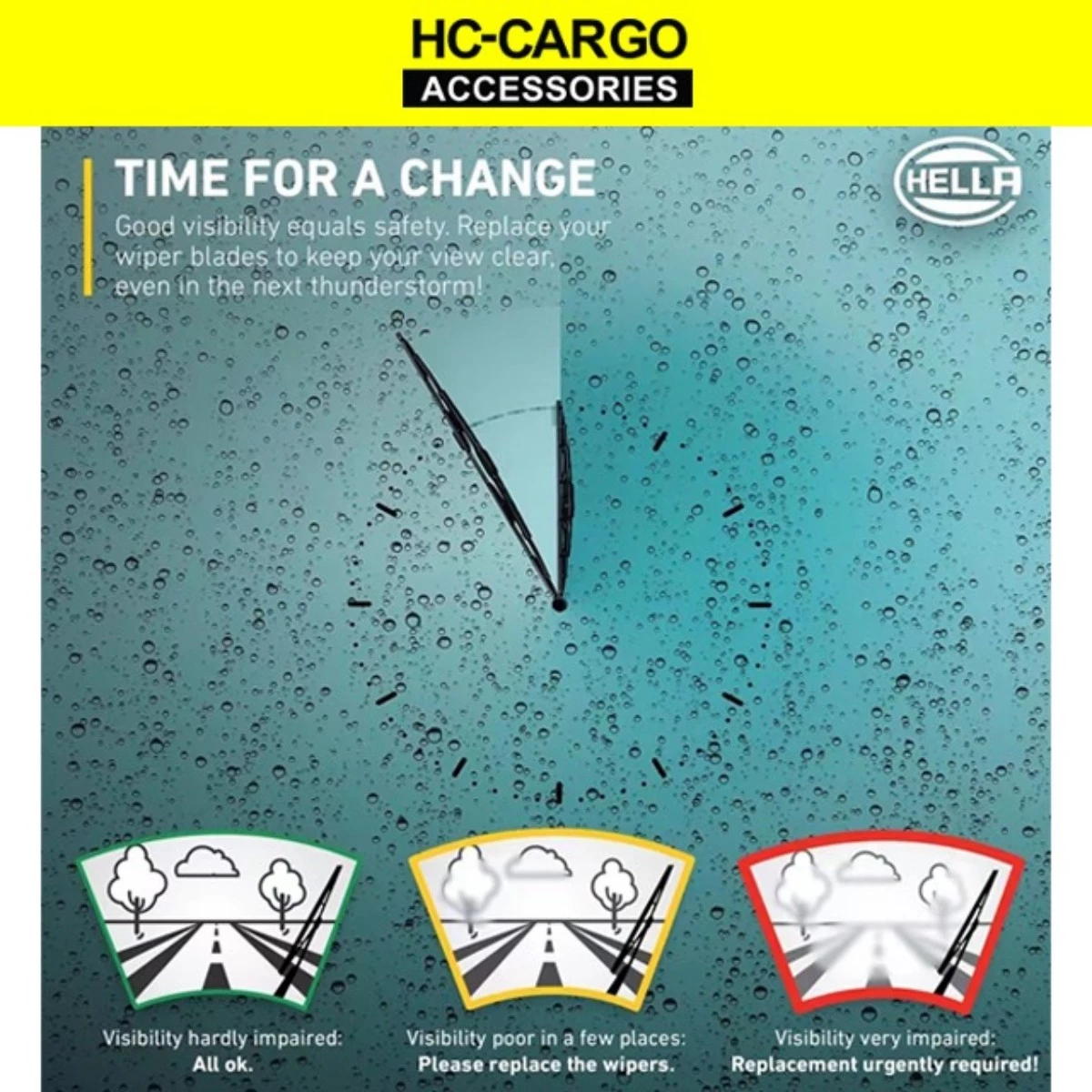 Proton X70 / X50 Hella Cleantech 2.0 Multiadapter Wiper Blades With ...