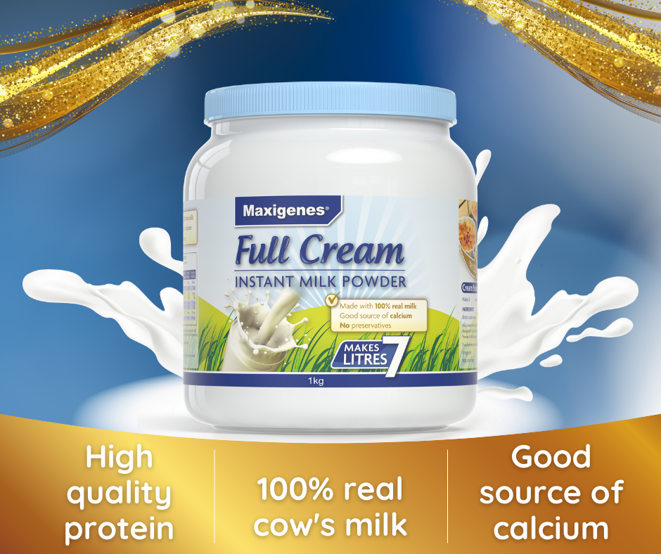 (EXP: 12/2005) Australia Maxigenes FULL CREAM Instant Milk Powder (1KG ...