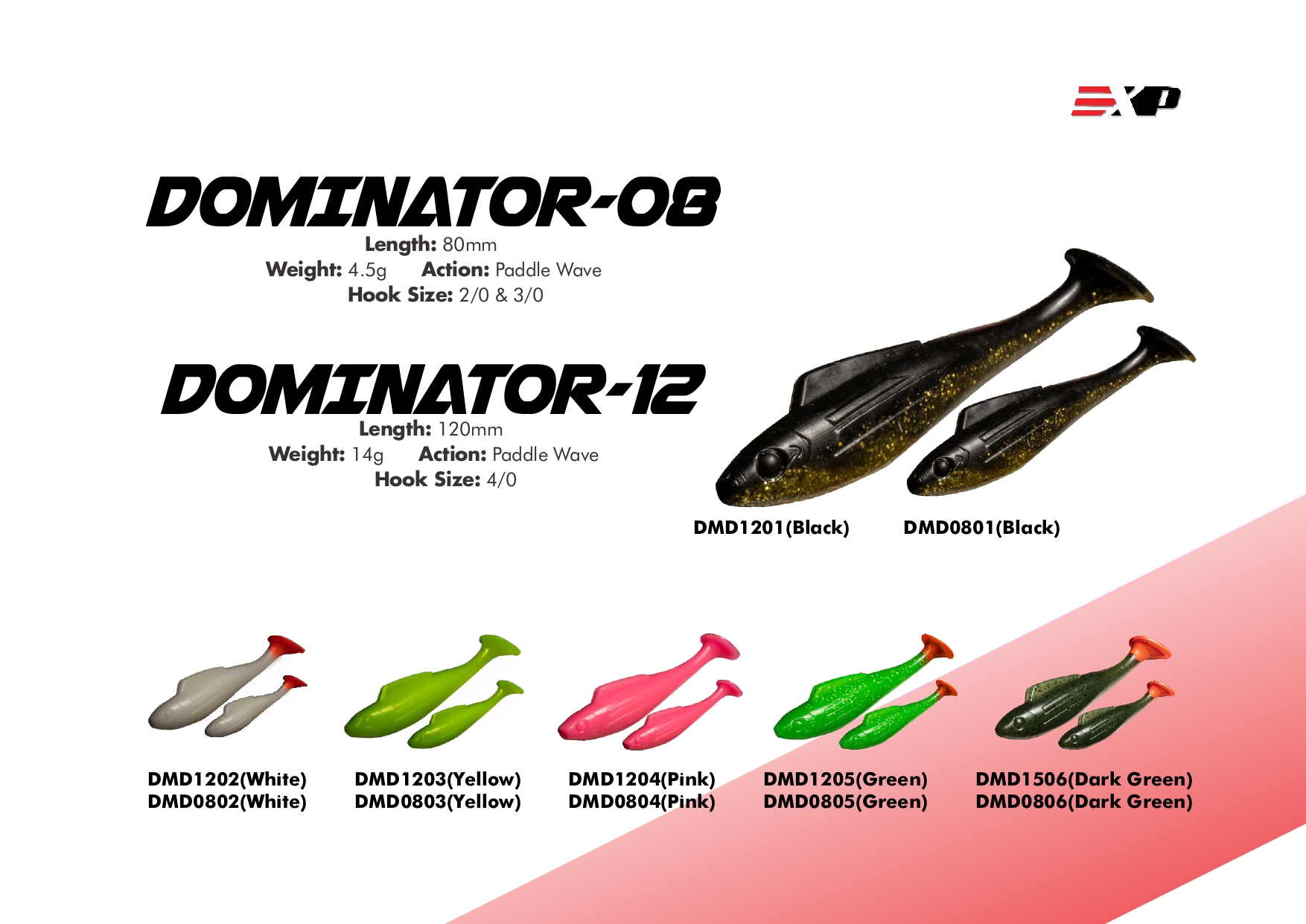 8cm/12cm EXP DOMINATOR WITH NOISY SHAKER (BALL BEARING) SOFT PLASTIC LURE | Shopee Malaysia