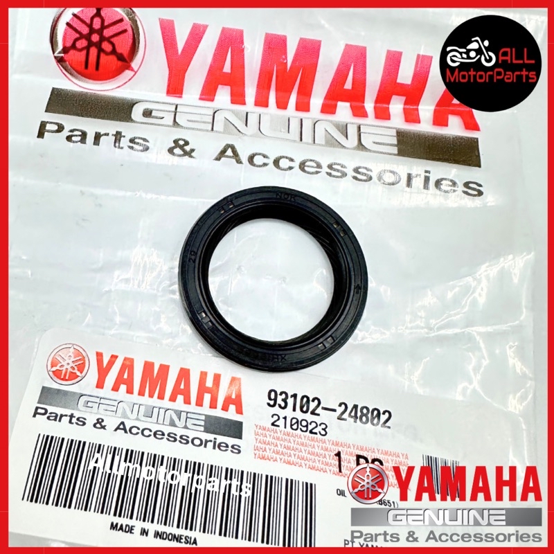 [100% ORI] NVX V1 V2 / N-MAX V2 NMAX CVT [ LH ] CRANKCASE OIL SEAL 93102-24802 ORIGINAL YAMAHA ...