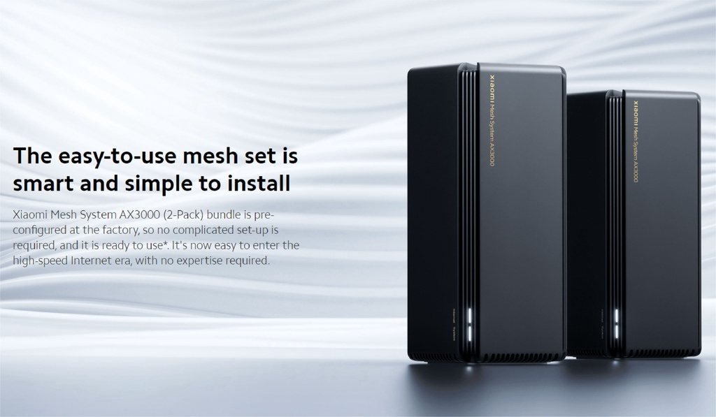 Xiaomi Mesh System AX3000 5GHz Router Dual Band Wifi 6 Modem WiFi ...