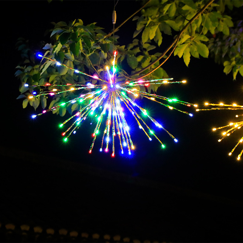 Fireworks LED Light Outdoor Waterproof Hanging Tree Light Lampu LED CNY ...