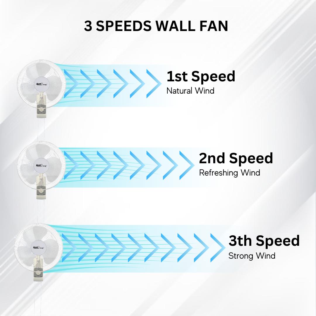 EUROWIND Electric Wall fan 16" (EW-16WF) | Shopee Malaysia