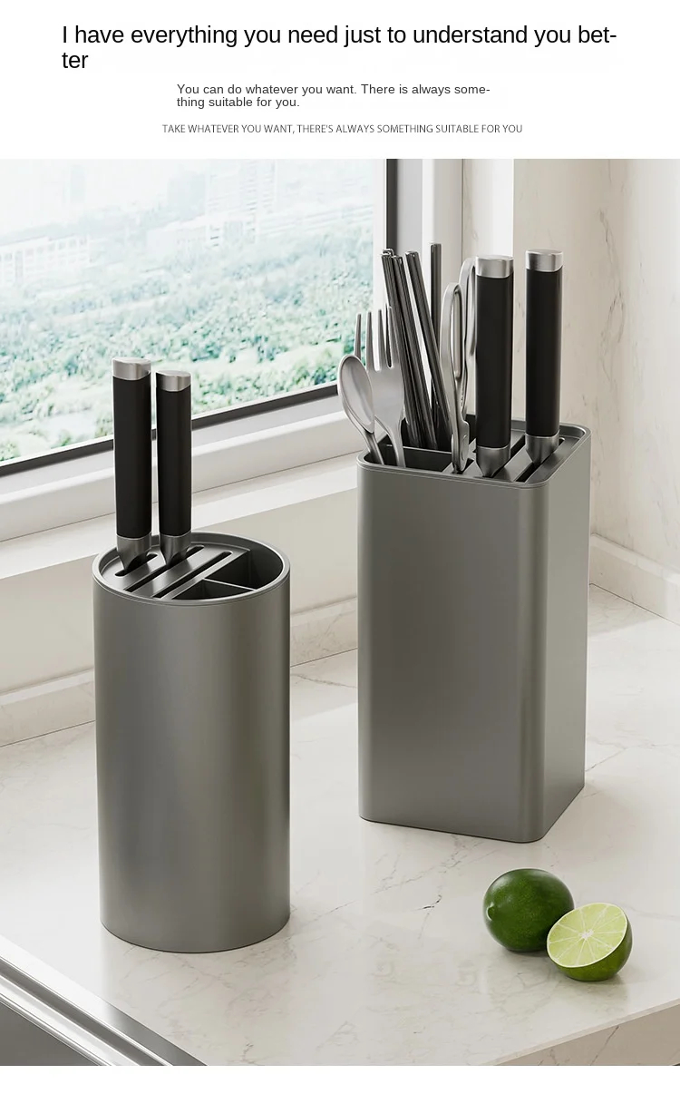 Kitchen Knife Stand Holder Multi-functional Inserted Storage Knife ...