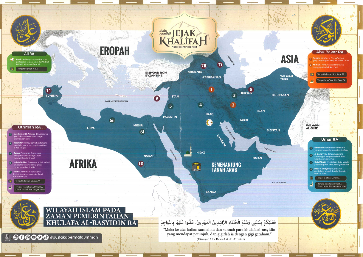 Boxset Khulafa' Al-Rasyidin (Hardcover) - Jejak Khalifah - (percuma ...
