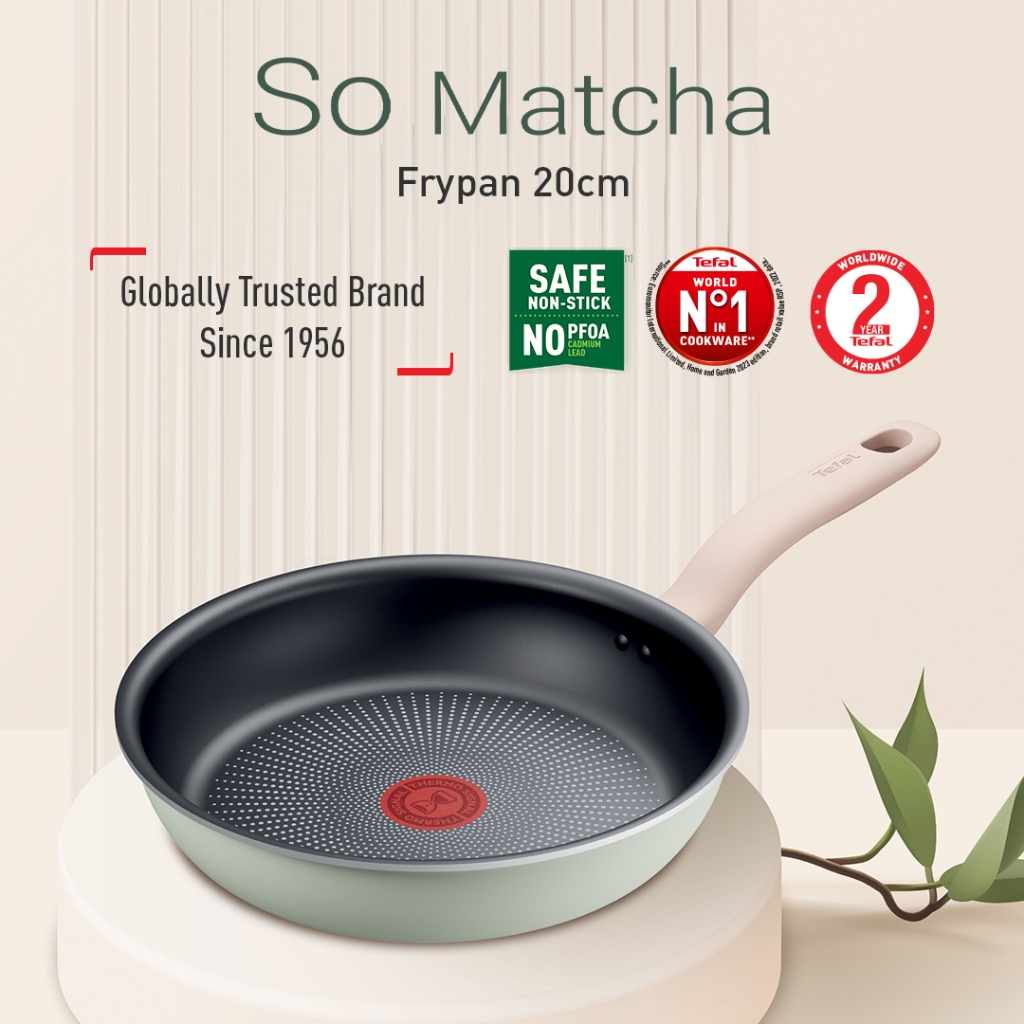 [100% Secure] Tefal So Matcha Induction 3pcs Set (Wokpan with Lid 30cm ...