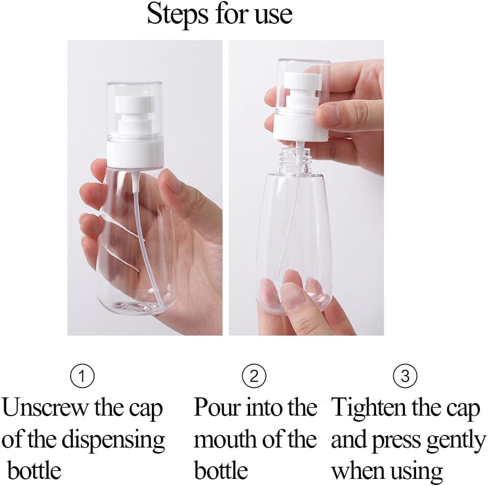 Small Spray Bottle, Travel Size Spray Bottles Refillable Fine Mist Hair ...