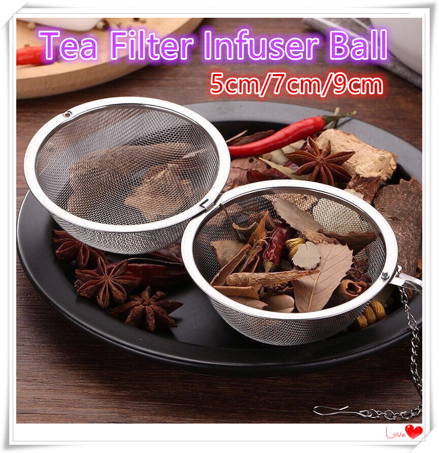 Tea Filter Infuser Ball Strainer Mesh Infuser Ball Stainless Steel ...