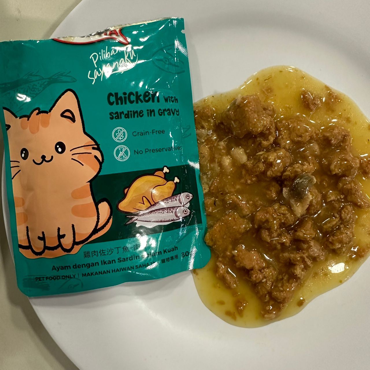 Kucinta Pouch 80g X 12 Pouch (1 Box) Kucinta Wet Food For Cat | Shopee ...