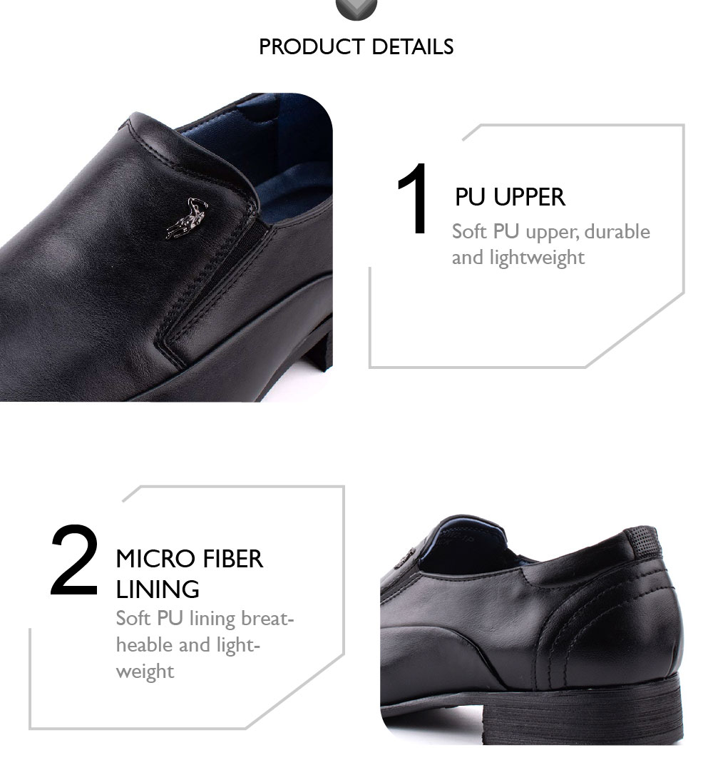 POLO Men's Jace Executive Shoes -B0238-HW2-1P-BLACK | Shopee Malaysia