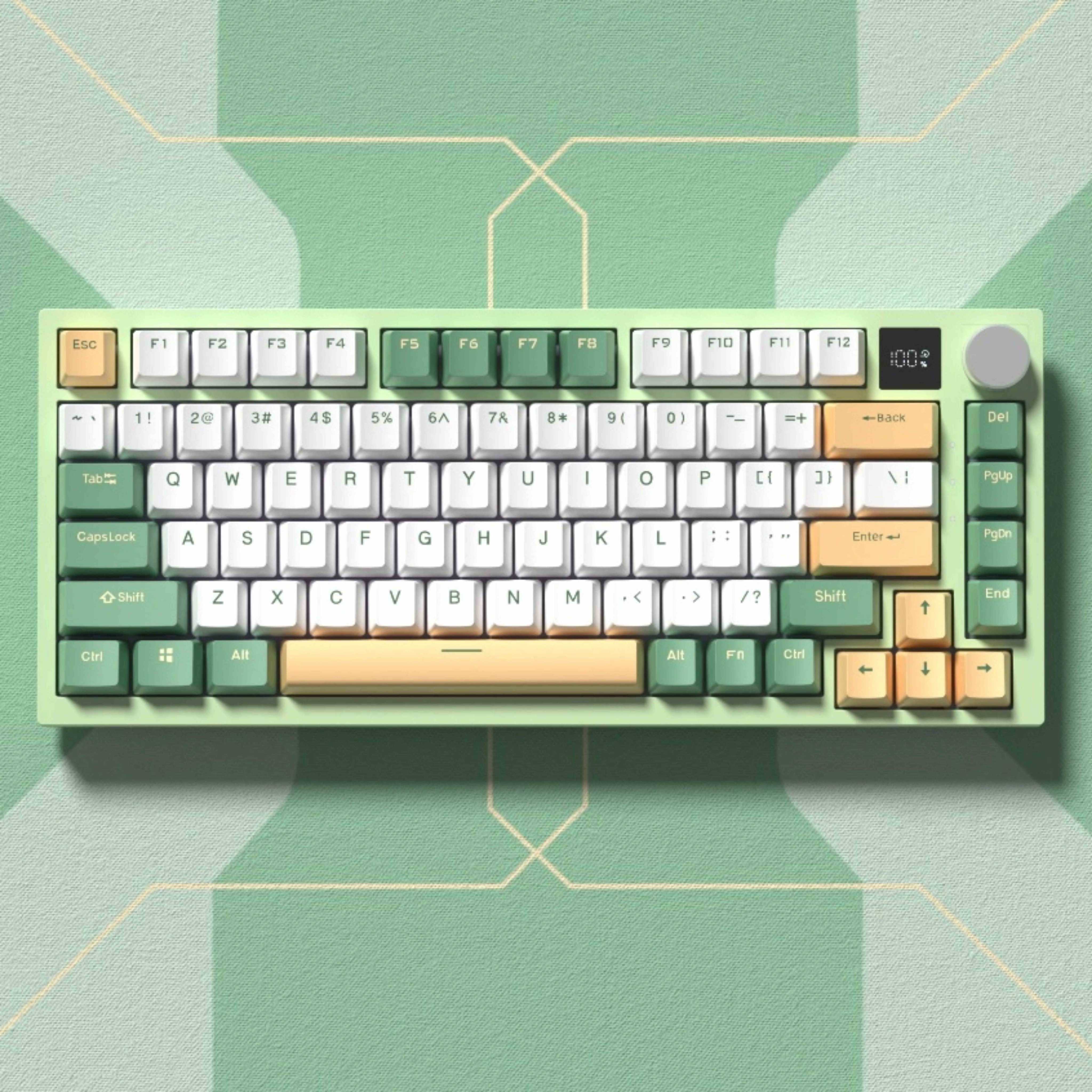 Weikav K75 Tri-mode 75% Gasket Mechanical Keyboard Kit with Knob ...