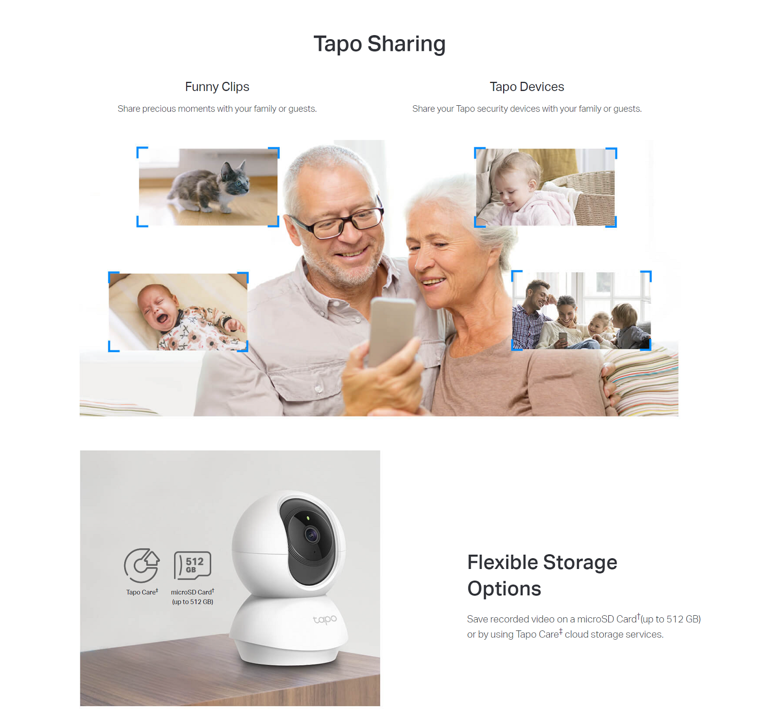 TP-LINK TC70 (FULL HD 1080P) / TC71 (2K 3MP) PAN/TILT HOME SECURITY WI ...
