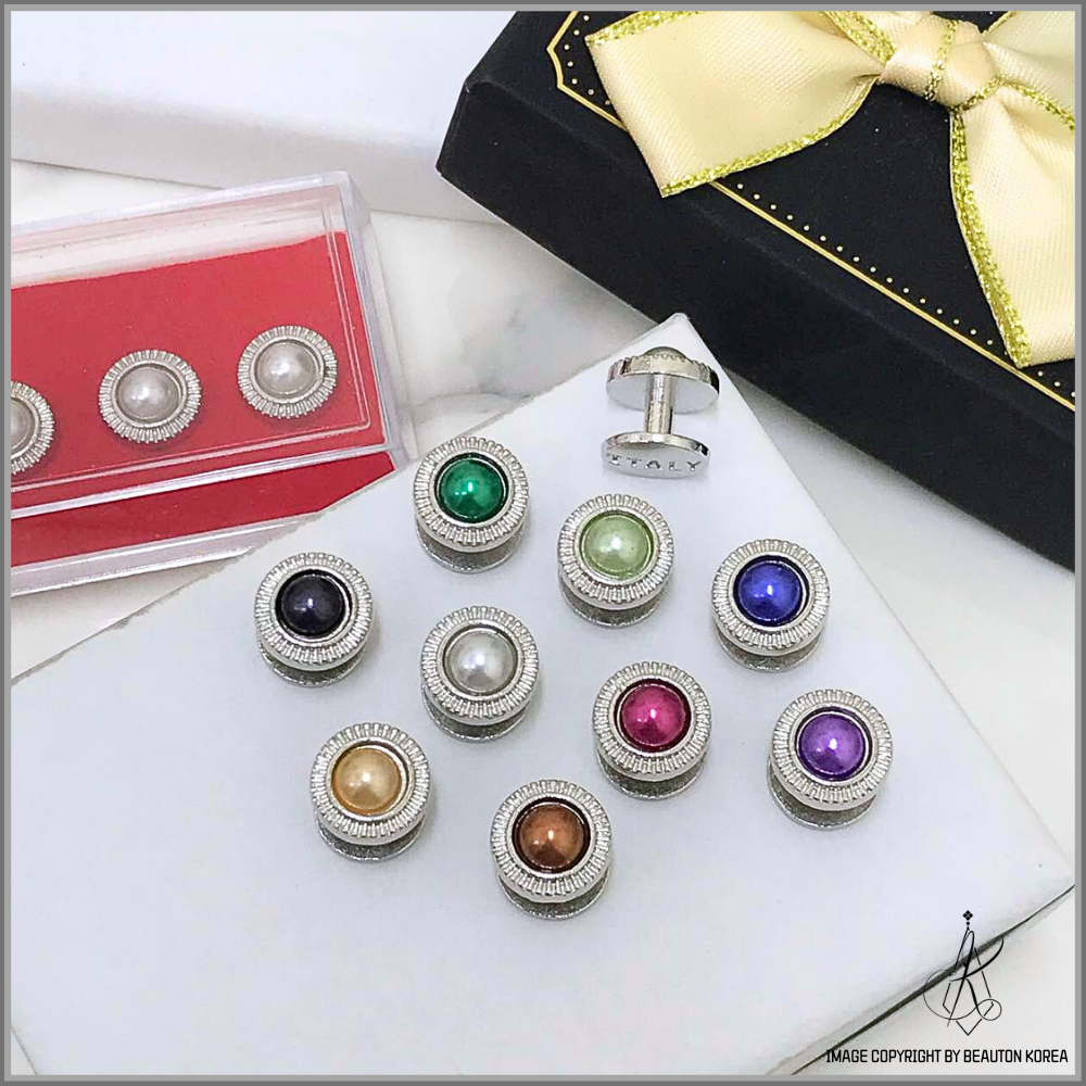 Butang Baju Melayu Set Pearl Mutiara Sabah Men Button Baju Nikah Kaftan ...