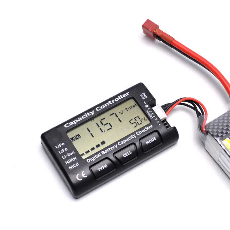 Lipo Battery Checker CellMeter 1-7S battery capacity voltage test meter ...
