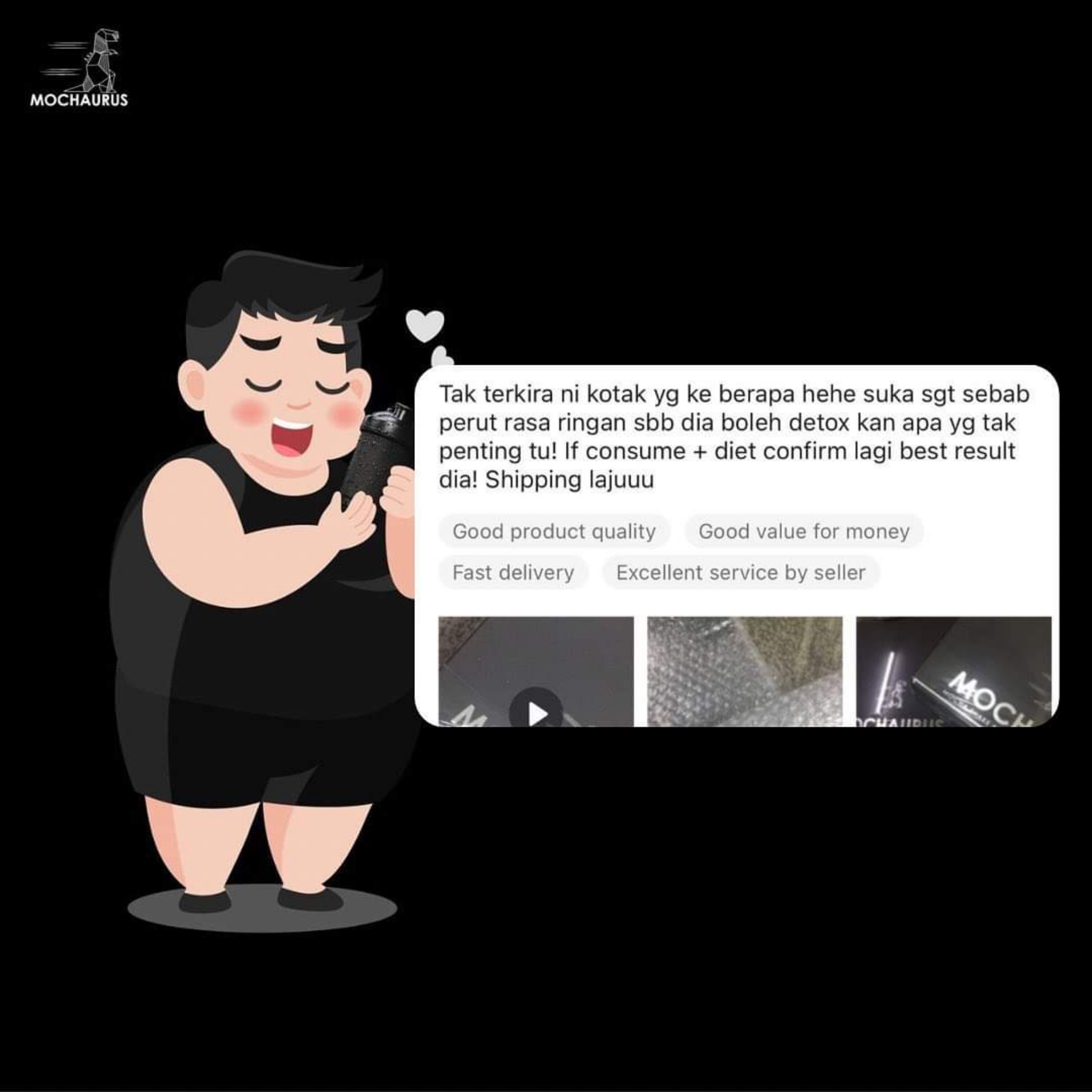 🎁FREE SHAKER 🎁 MOCHAURUS CHOCOLATE BY FYNN JAMAL | KAWAL SELERA DENGAN ...