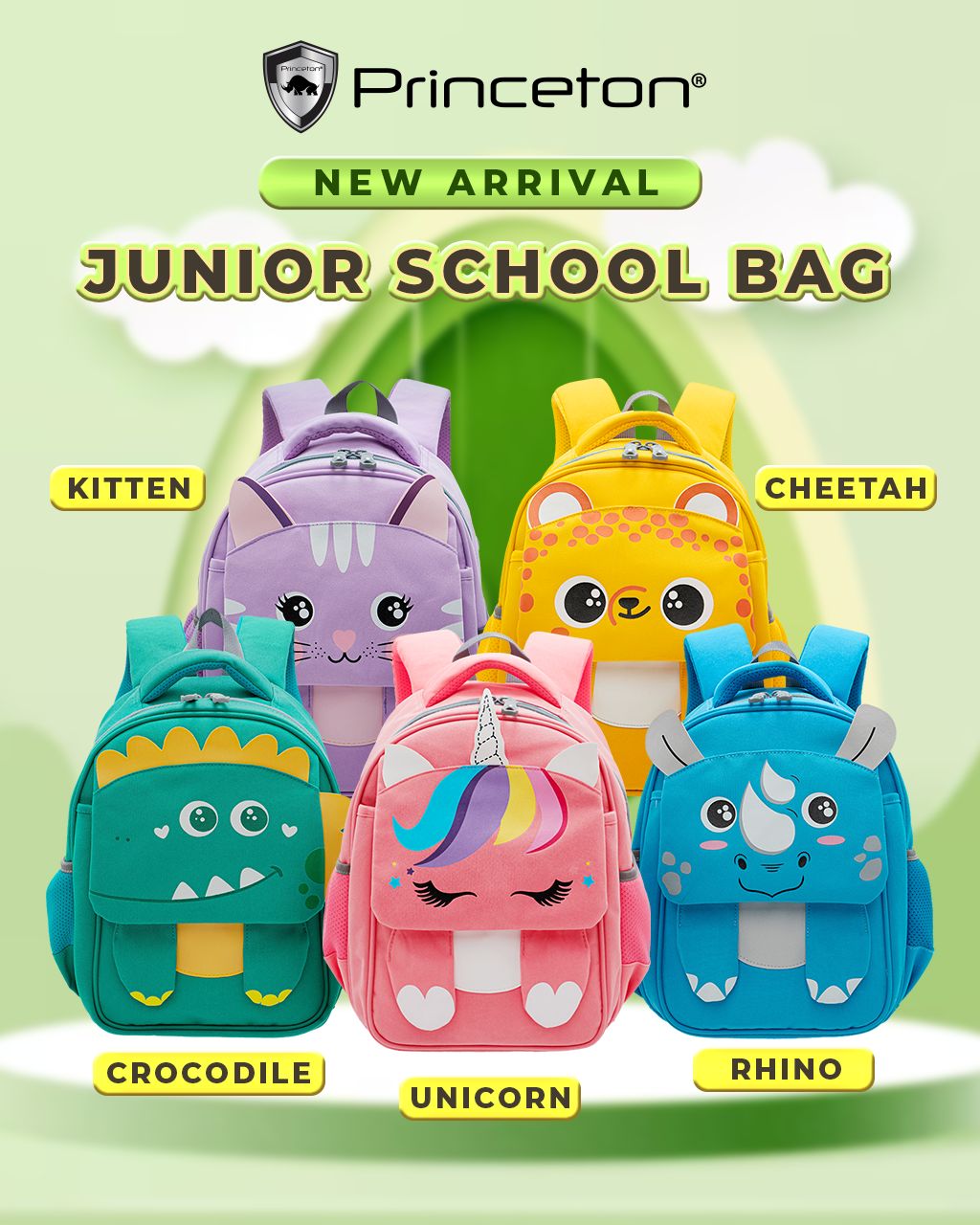 Princeton Junior School Bag / Kids Bag / Pre School Bag / Backpack ...