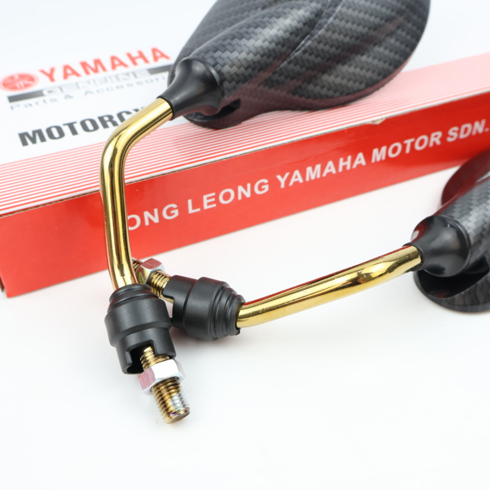 CARBON Y125Z SIDE MIRROR SET CERMIN SISI YAMAHA LC 135 LC135 Y15 Y15ZR Y16 Y125Z 125ZR RXZ FZ150 ...