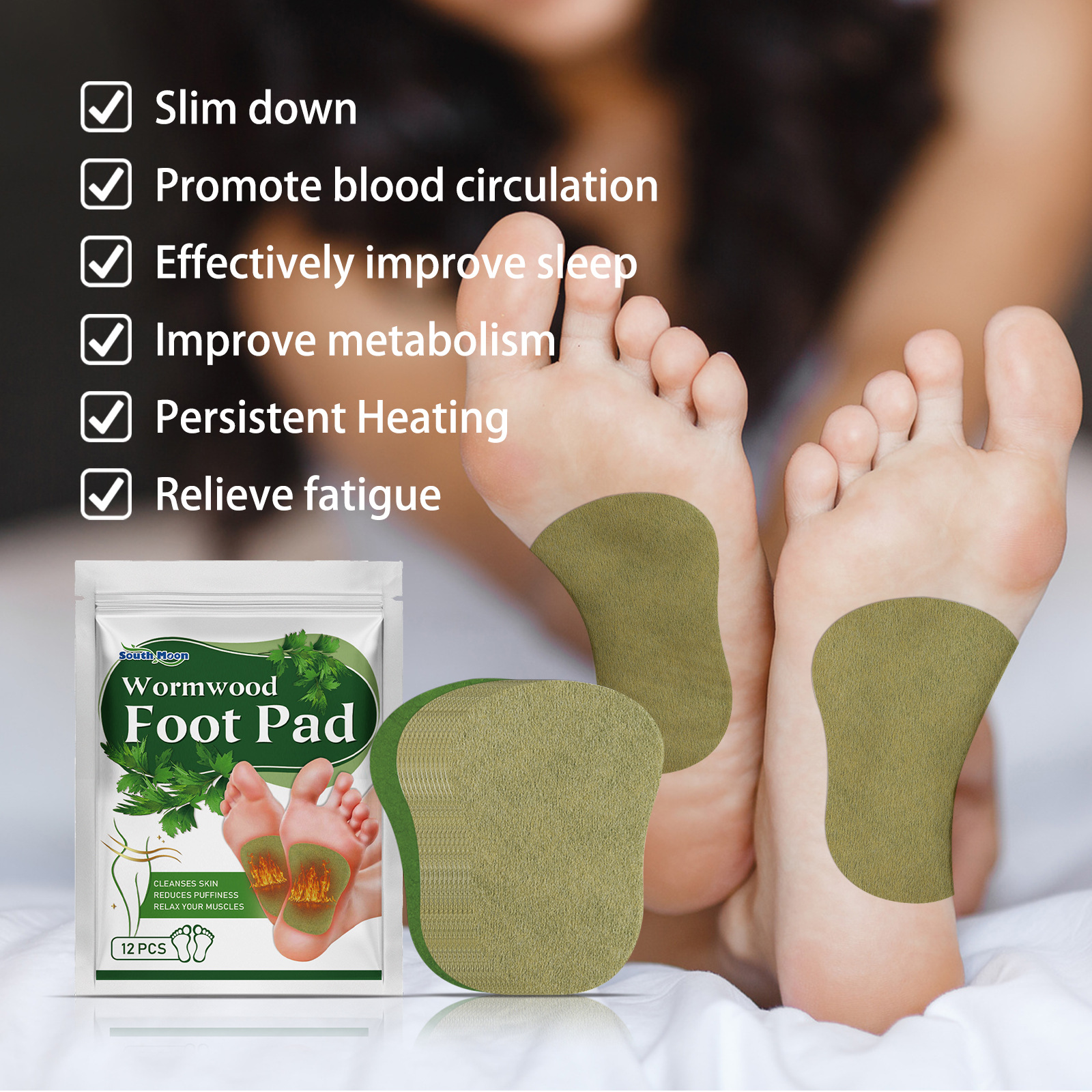 Wormwood Detox Foot Patch Original Slimming Patch Weight Loss And ...