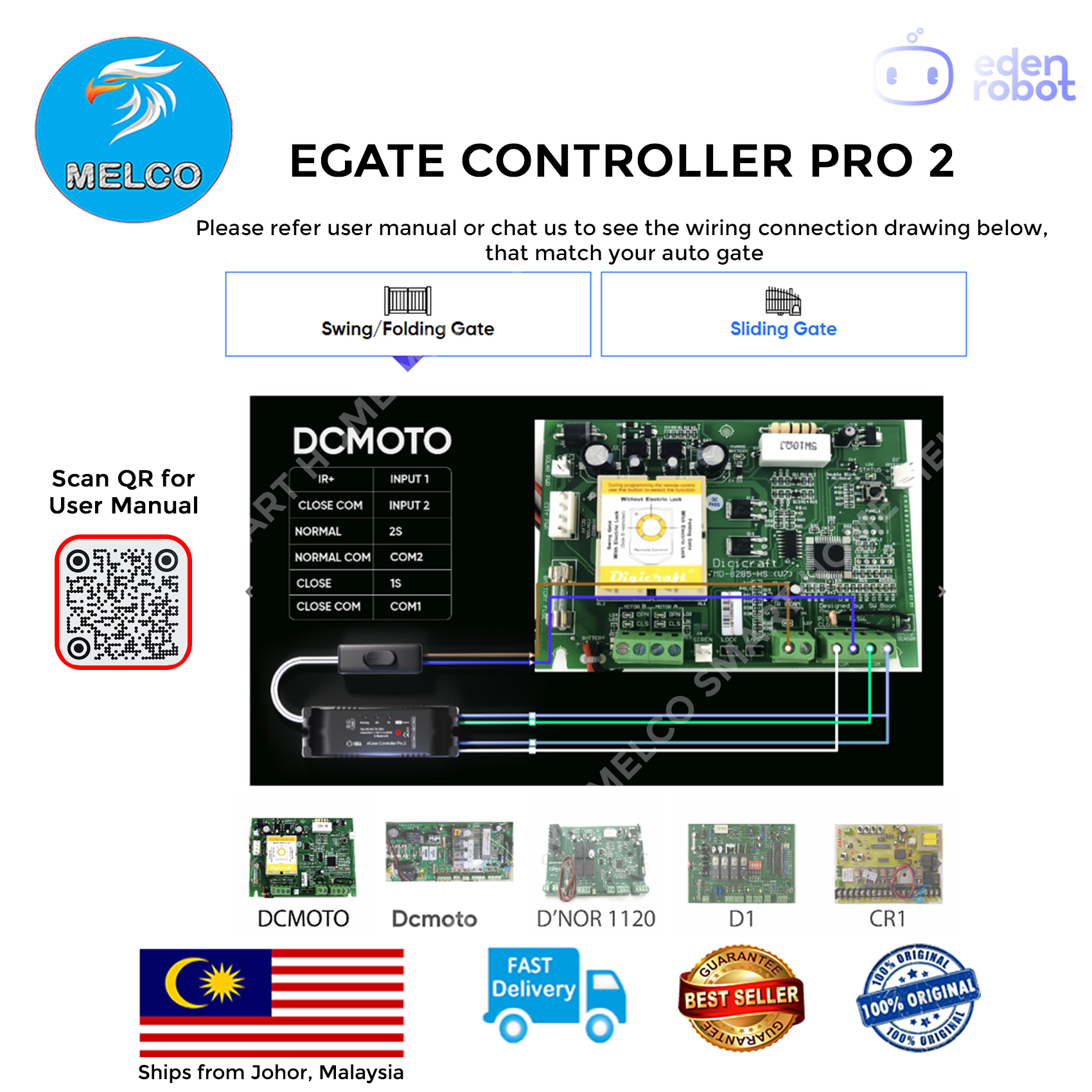Gpro Egate Wifi IOT Controller Pro 2 Smart Autogate Autogate Pintar ...