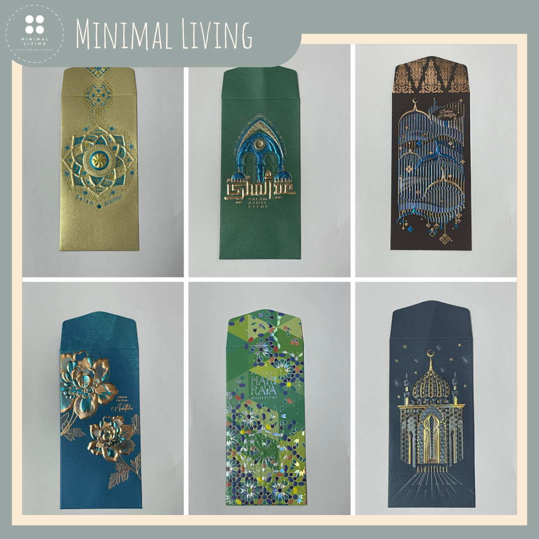 5pcs 3D Embossed Printing / Sampul Duit Raya Premium 2024 / Angpau ...