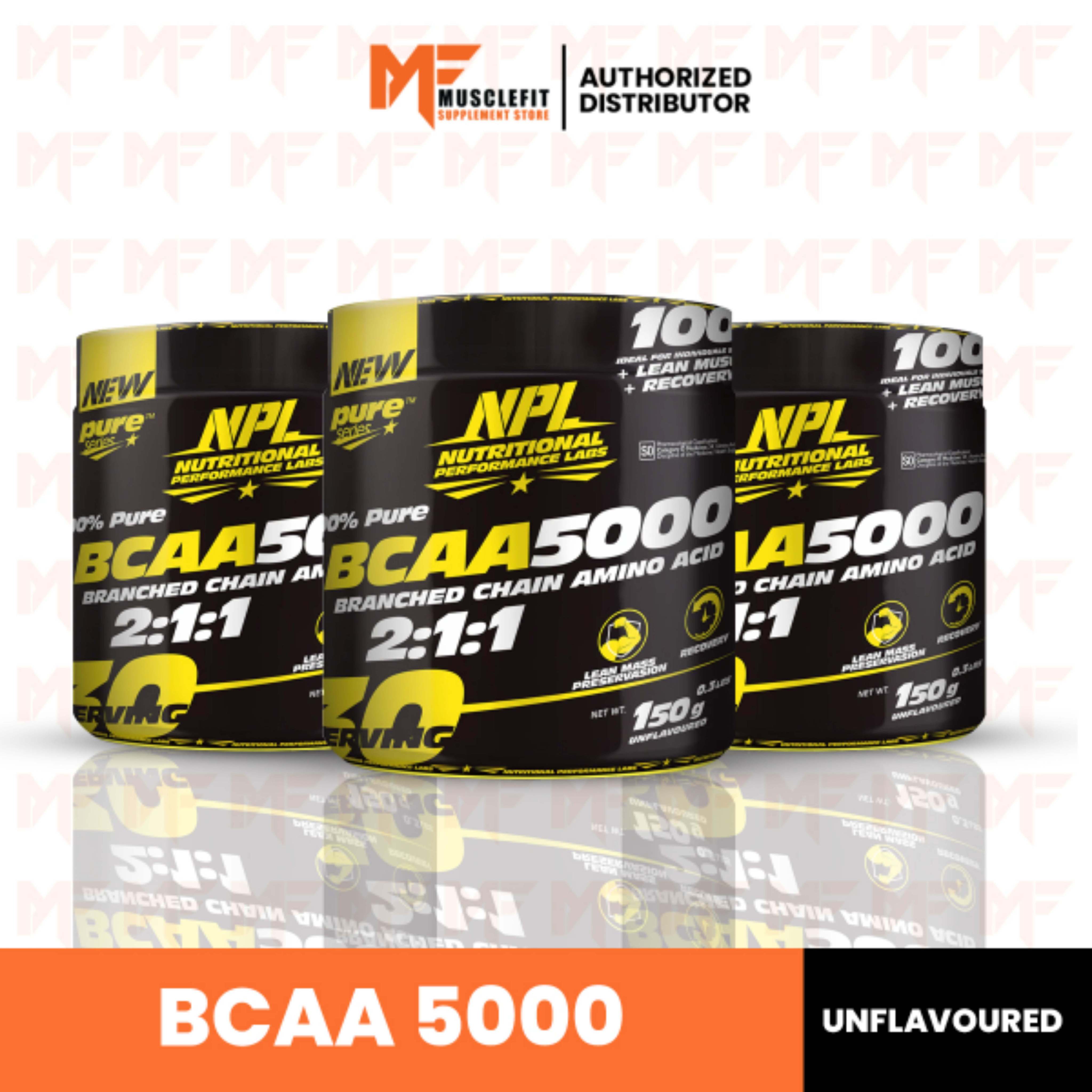 NPL Bcaa 5000 Unflavored 150 g ( 30 servings ) | Shopee Malaysia