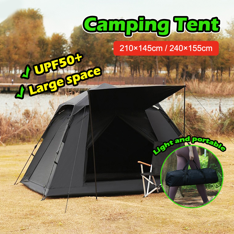 4M*4M 5-12 Person Fully Automatic Tent Camp Auto Outdoor Tent UV ...