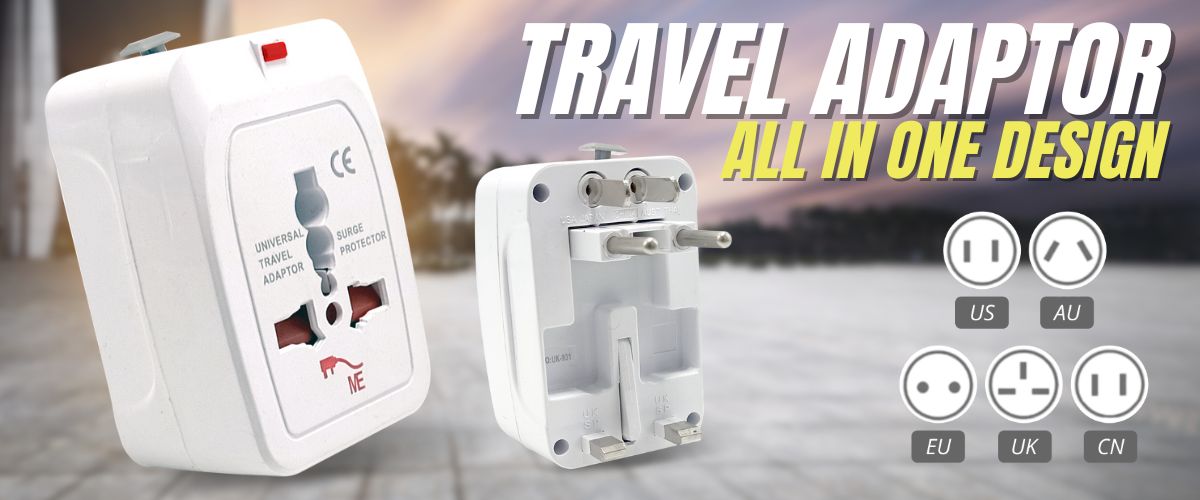 Universal Travel Adapter Surge Protector All in One Plug Adapter ...