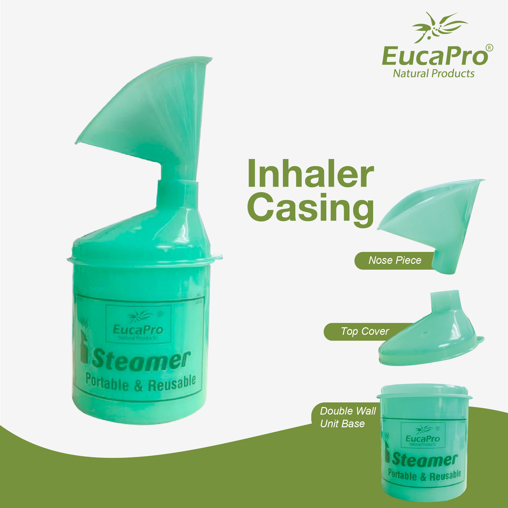 Eucapro Steam Inhaler Relieve Runny Nose, Cold, Flu Penyedut Stim ...