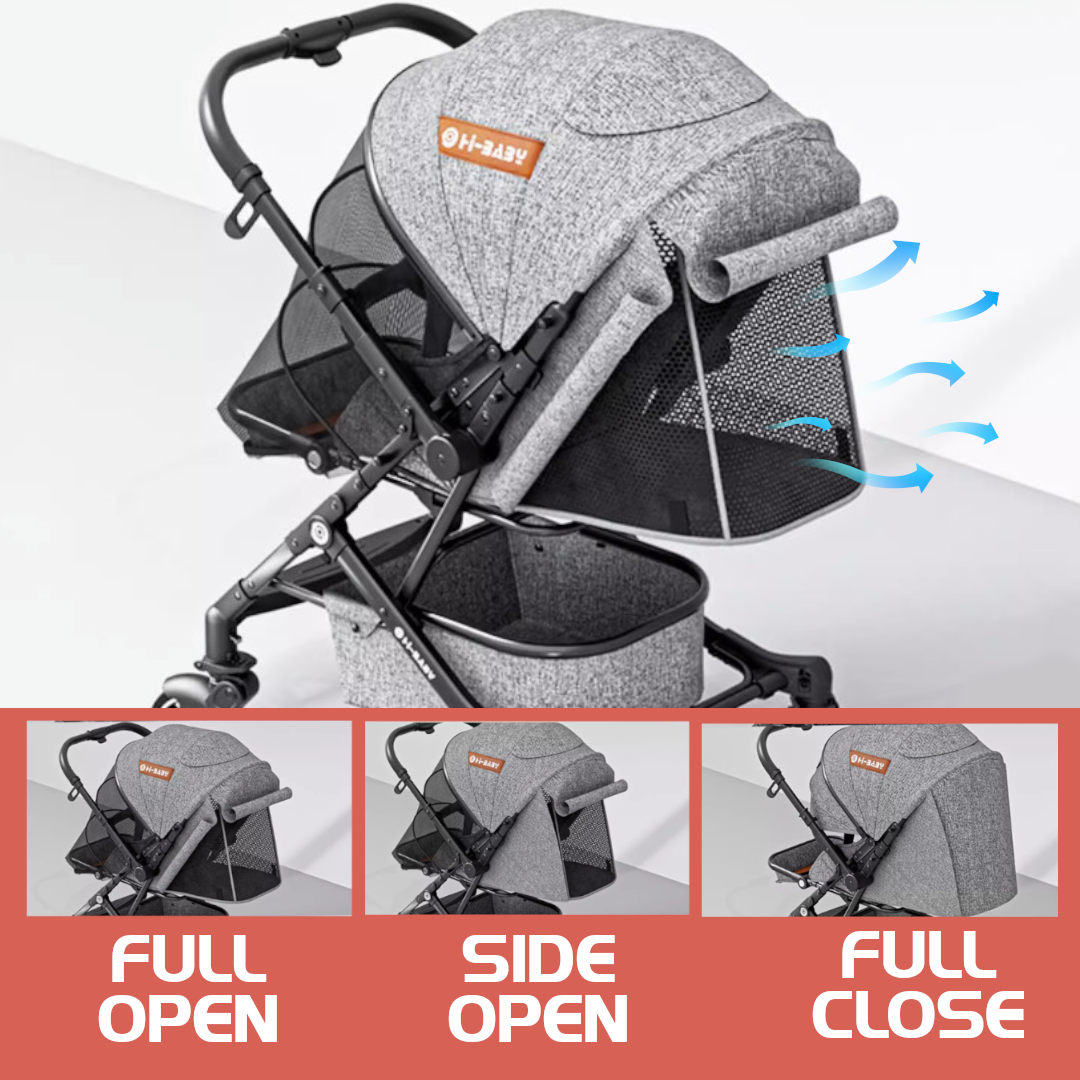 Mamaland Hibaby Elite+ Two Ways Facing Parent Facing Travel Compact ...