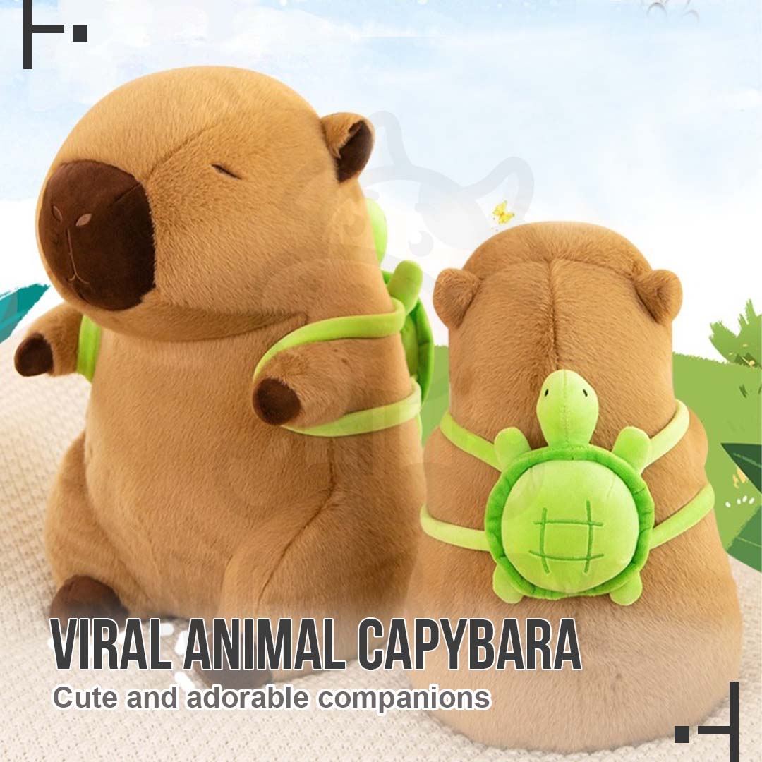 ⭐Moo Baby Patung Capybara Plush Toy Cute Capibara Plushie Toy Anak ...