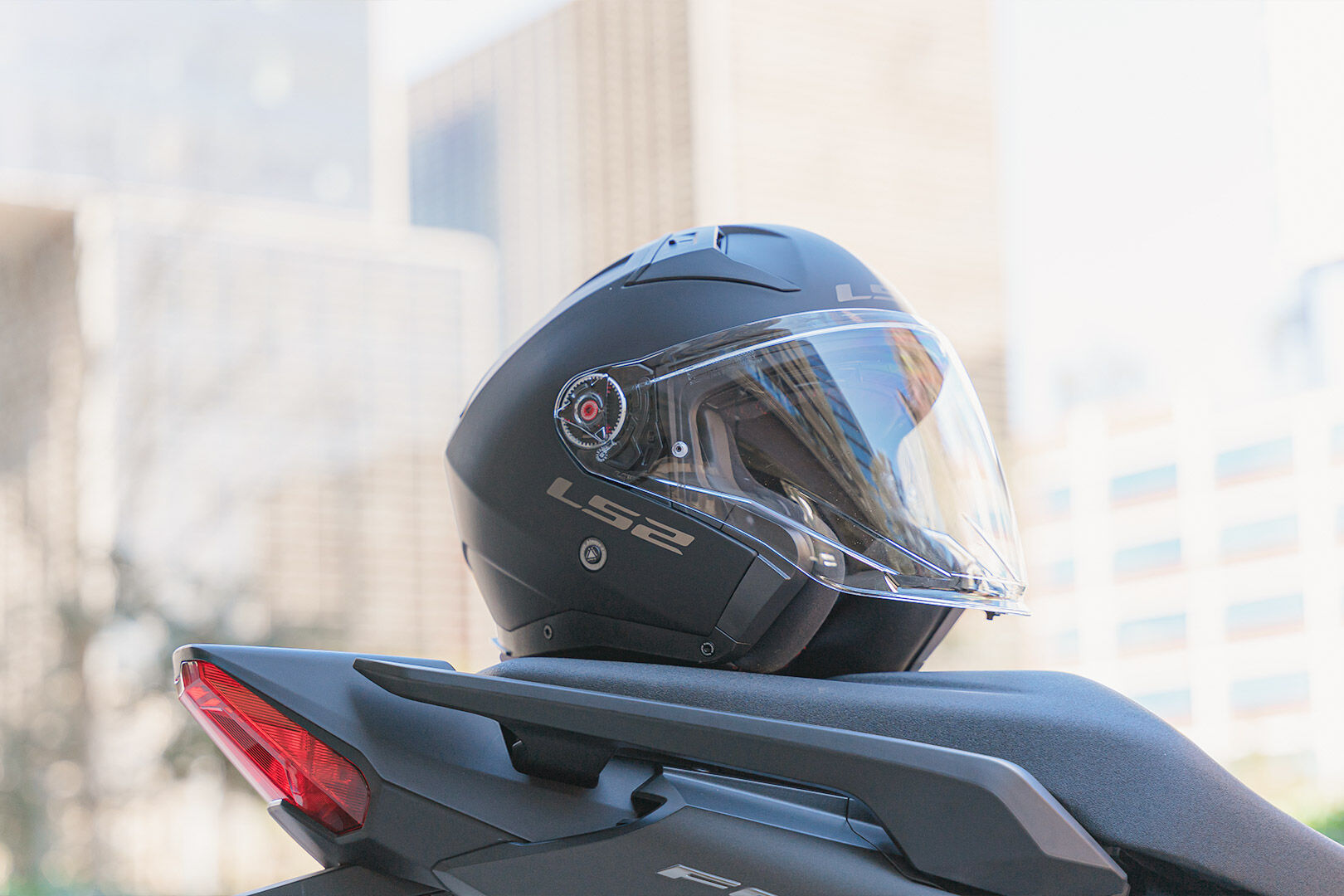 LS2 OF603 INFINITY II X CARBON OPEN FACE DOUBLE VISOR HELMET MATT GLOSS ...