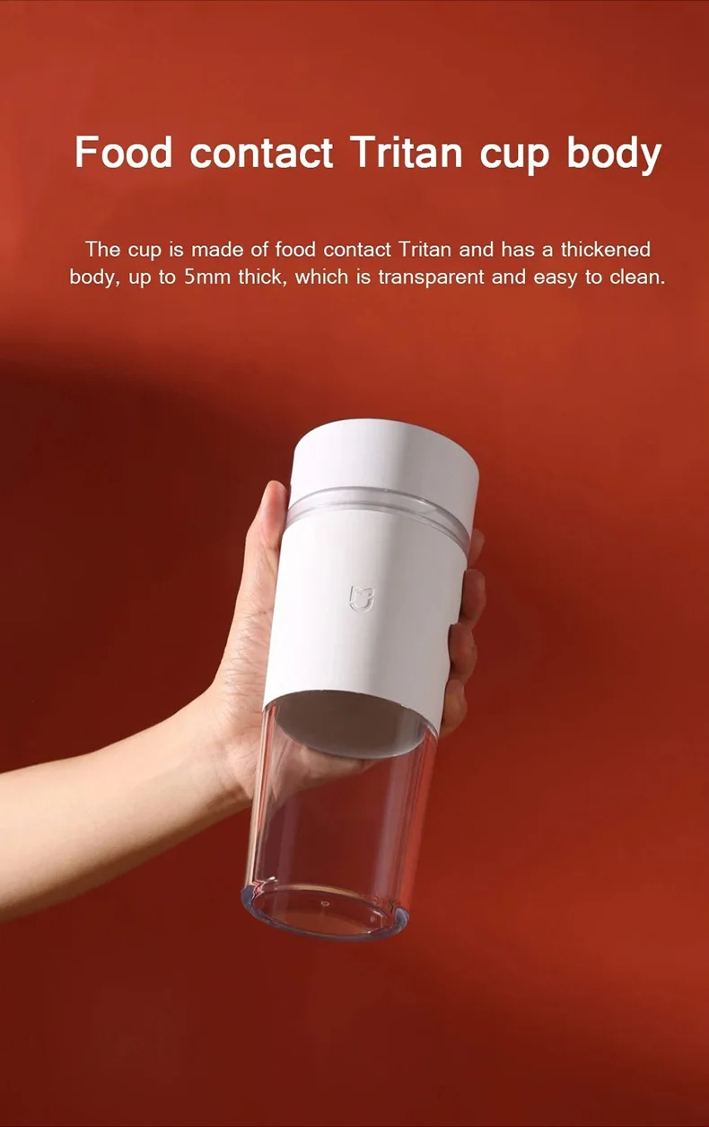 Xiaomi Mijia Portable Mini Juicer Fruit Blender 300ml Mini Juicing Cup ...
