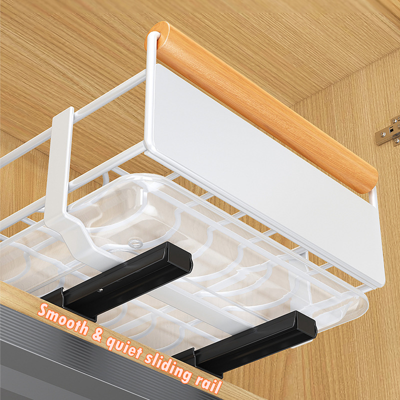 FIGARO Pull Out Basket Kitchen Cabinet Organizer Dish Rack Pull Out ...