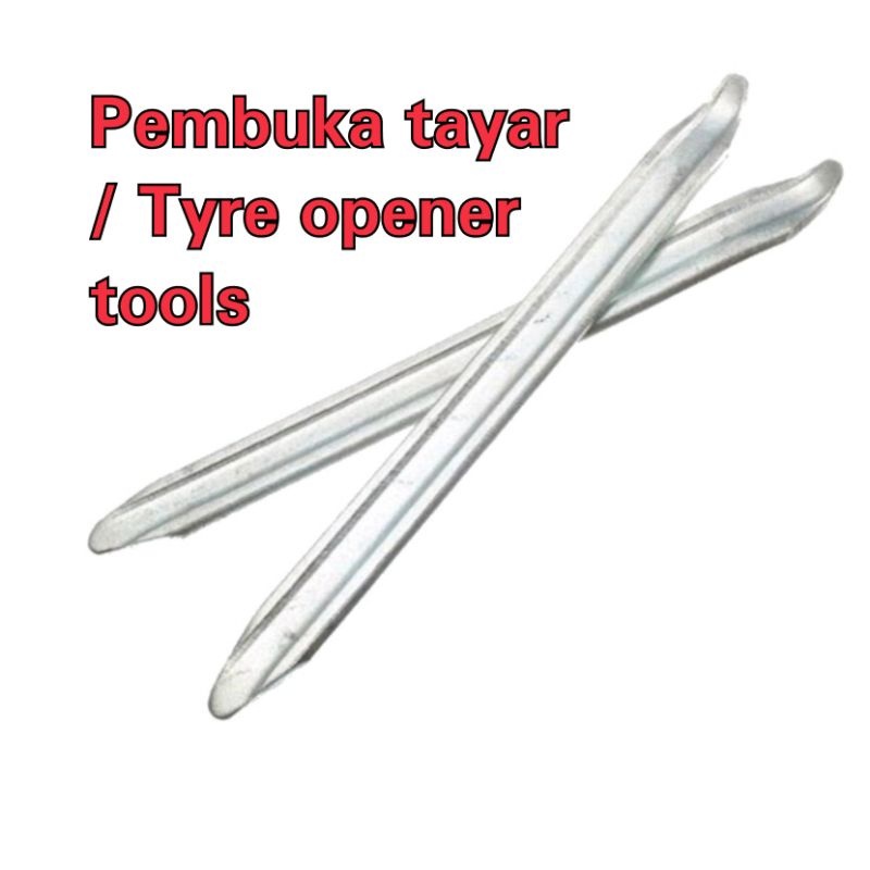 TYRE LEVER BAR 30CM TIRE SPANAR BUKA TAYAR MOTOR SCOOTER WHEELCHAIR ...