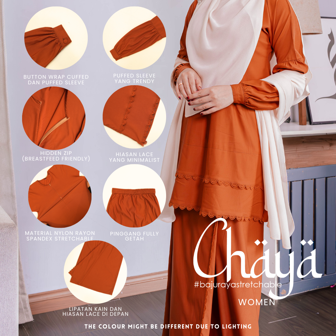 2024 CACA'S RAYA EDITION CHAYA WOMEN SET | Shopee Malaysia