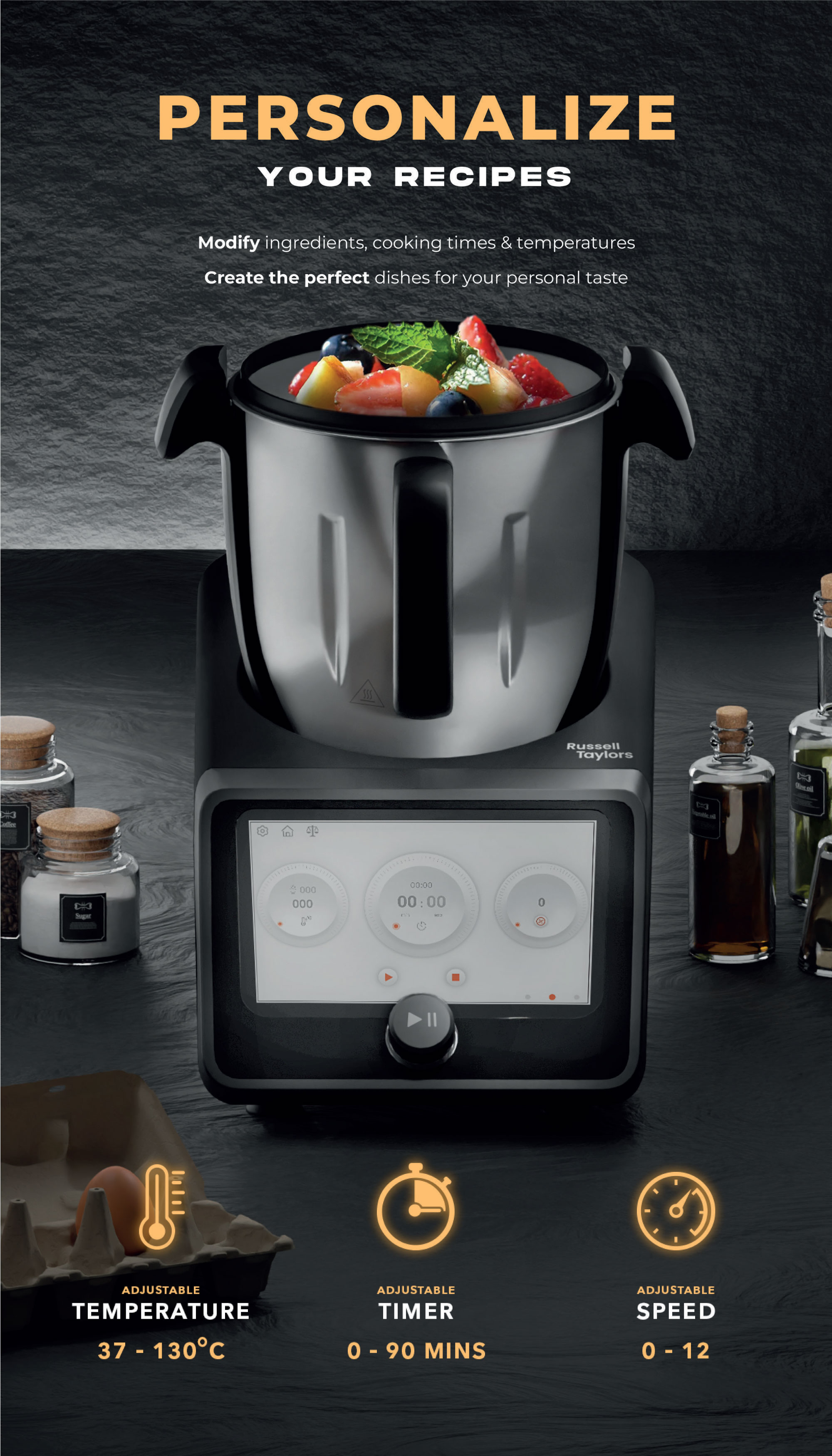 Russell Taylors iMix Smart Cooker Automatic Cooking Robot i5 | Shopee ...