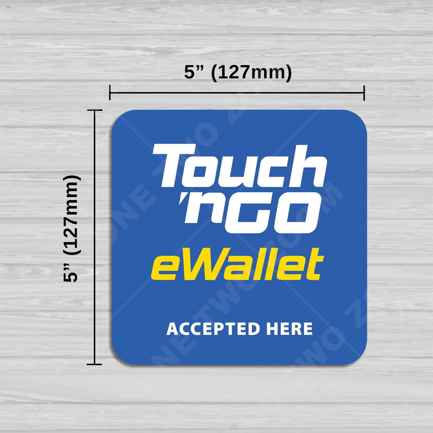 Sticker Only | Self-Adhesive Sticker | Payment e-Wallet Sticker ...